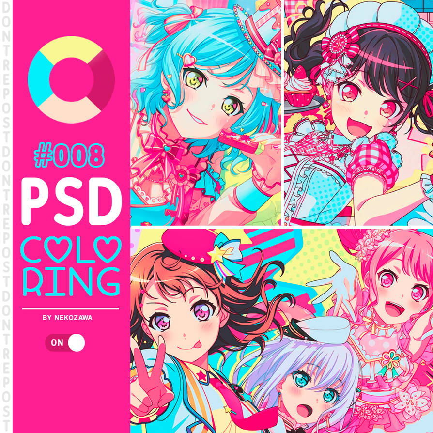 // PSD COLORING #008 by nek0zawa on DeviantArt