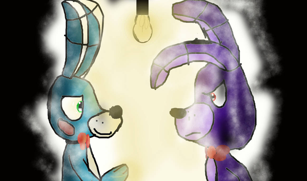toy bonnie VS bonnie by emilkaplcom on DeviantArt