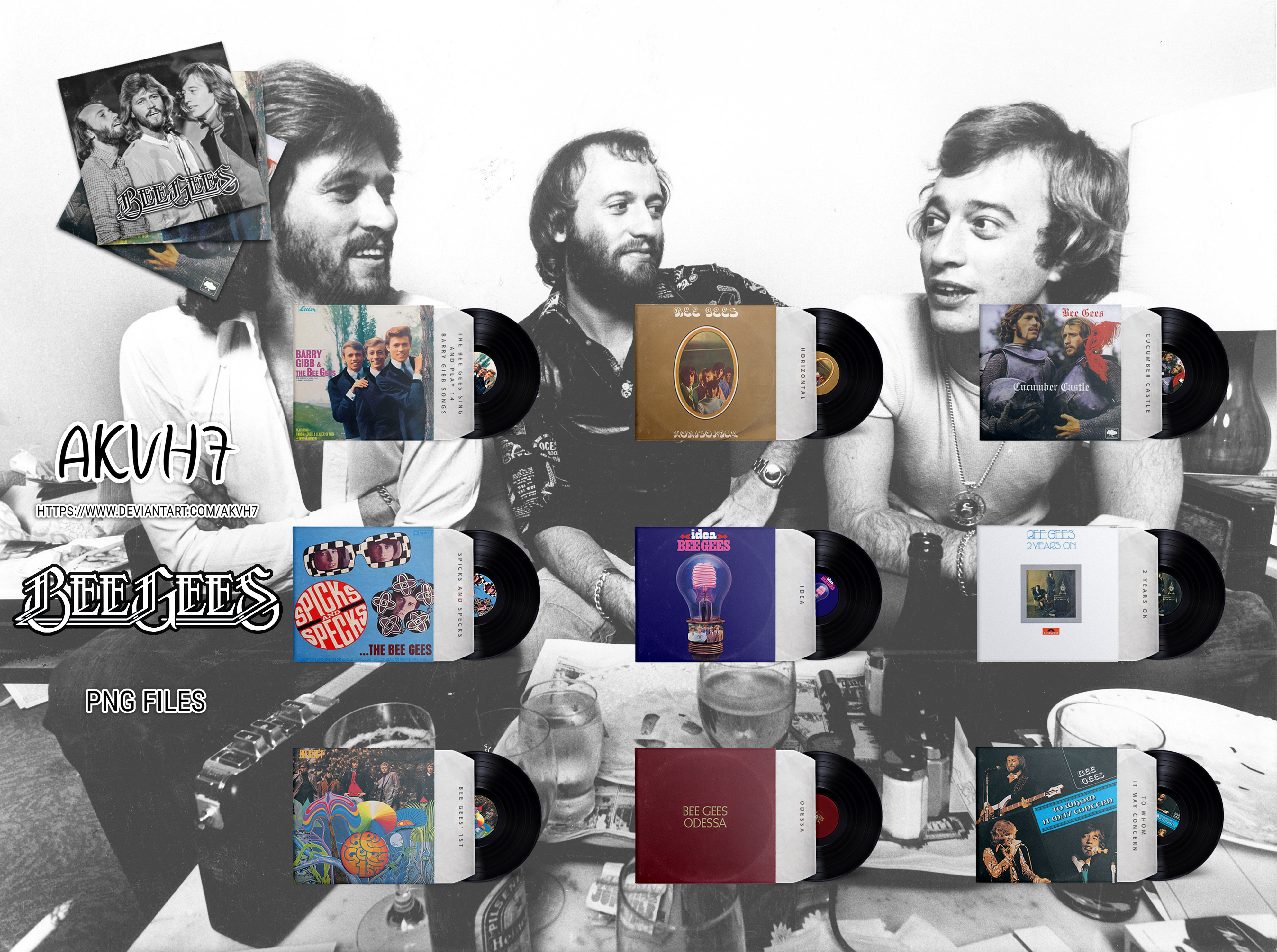 Bee Gees Studio Albums Folder icon by AKVH7 on DeviantArt