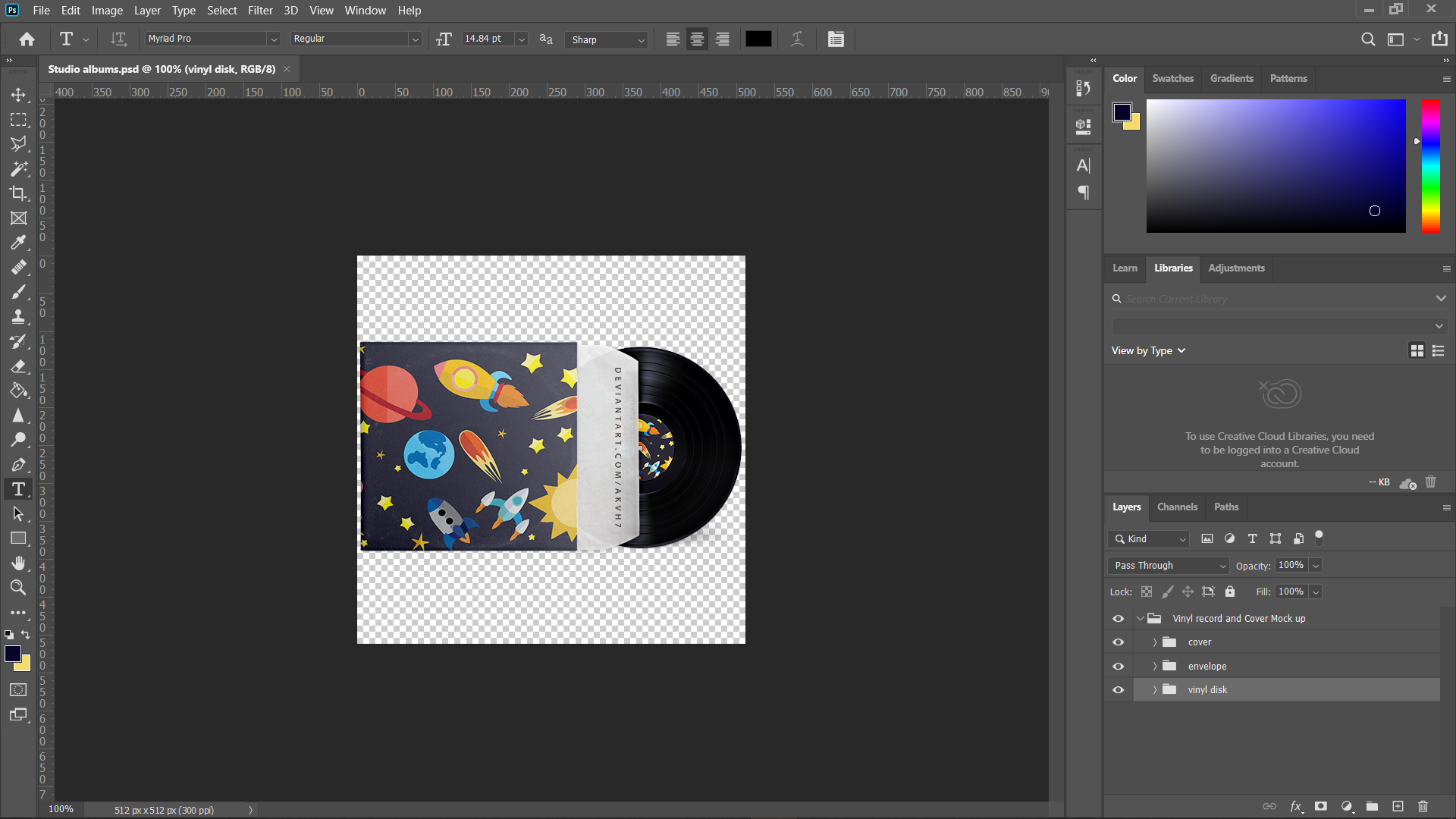 Studio Albums Folder Icon Template by AKVH7 on DeviantArt