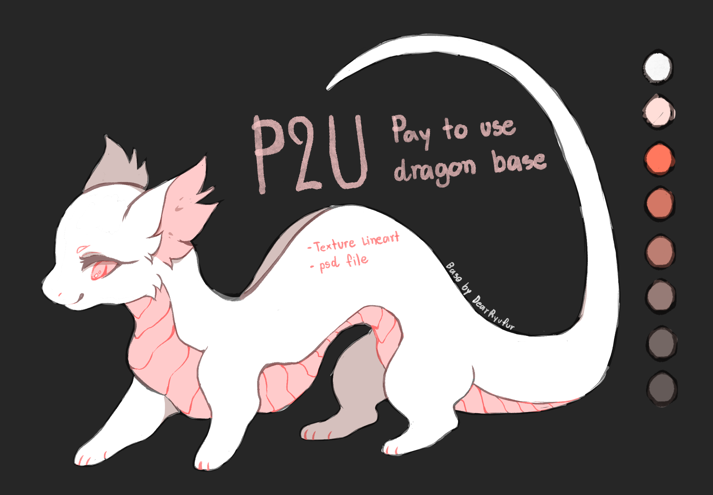 Cute Chibi Dragon Base