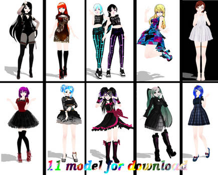 Models on MMD-Downloads-Galore - DeviantArt