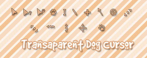 Transparent Dog Cursor by Alywe on DeviantArt