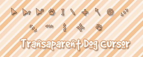 Transparent Dog Cursor by Alywe on DeviantArt