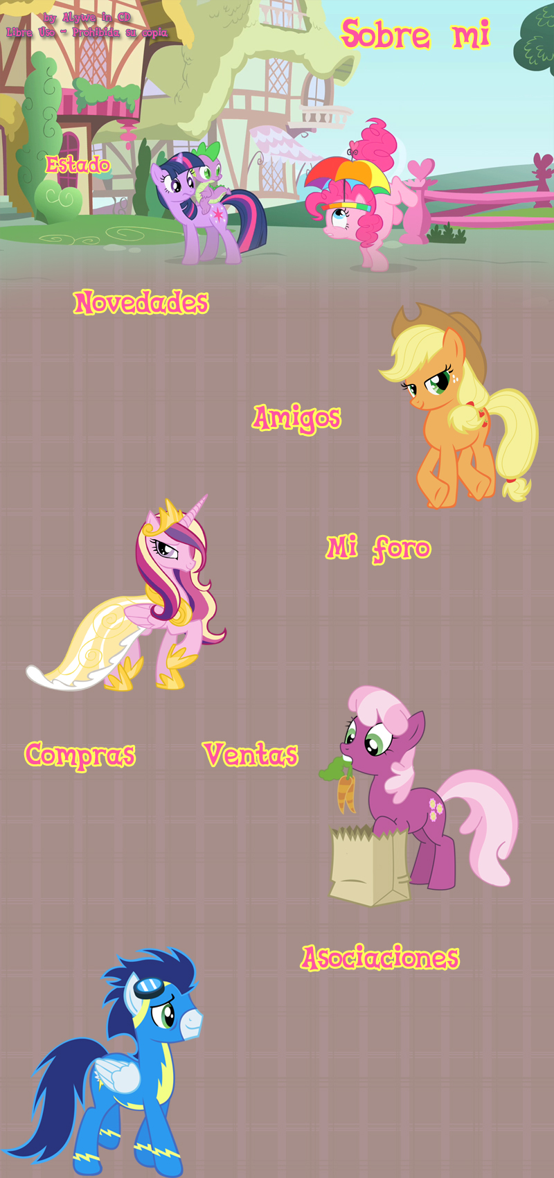 Ficha MLP by Alywe on DeviantArt