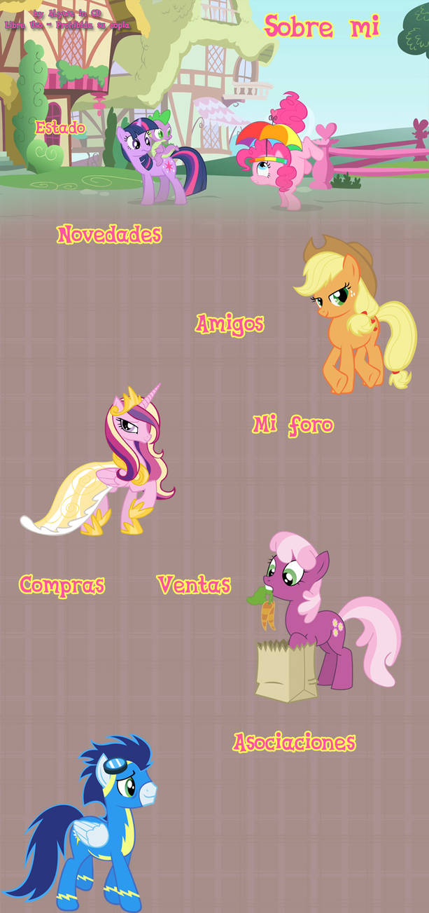 Ficha MLP by Alywe on DeviantArt