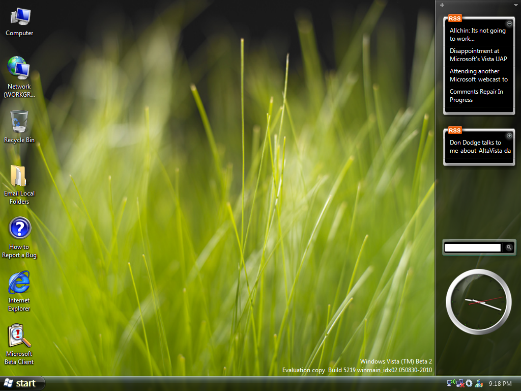 Windows Sidebar for XP by Picassa243 on DeviantArt