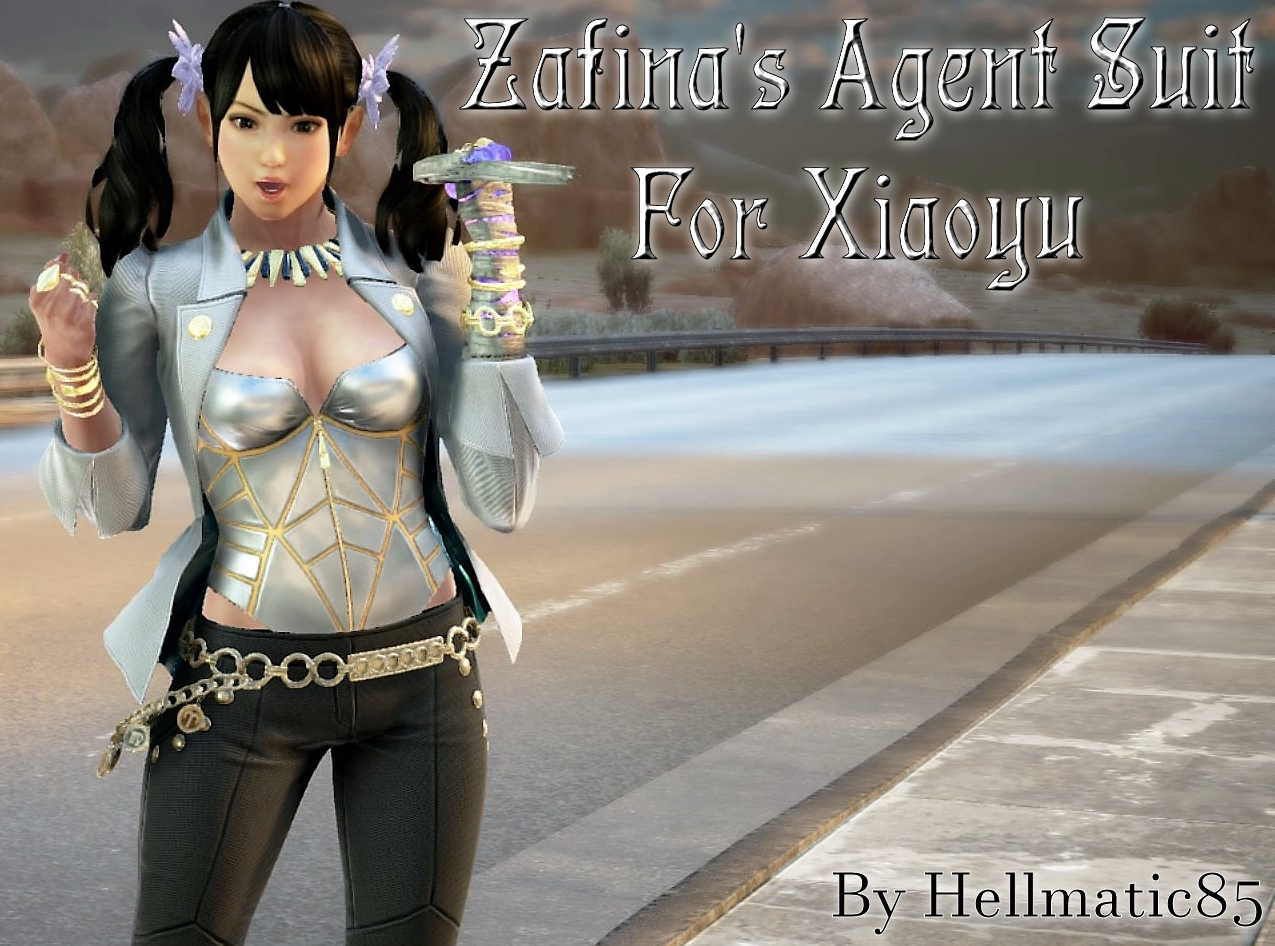 Xiaoyus Zafina Agent Suit Cosplay Tekken 7 Mods By Hellmatic85 On
