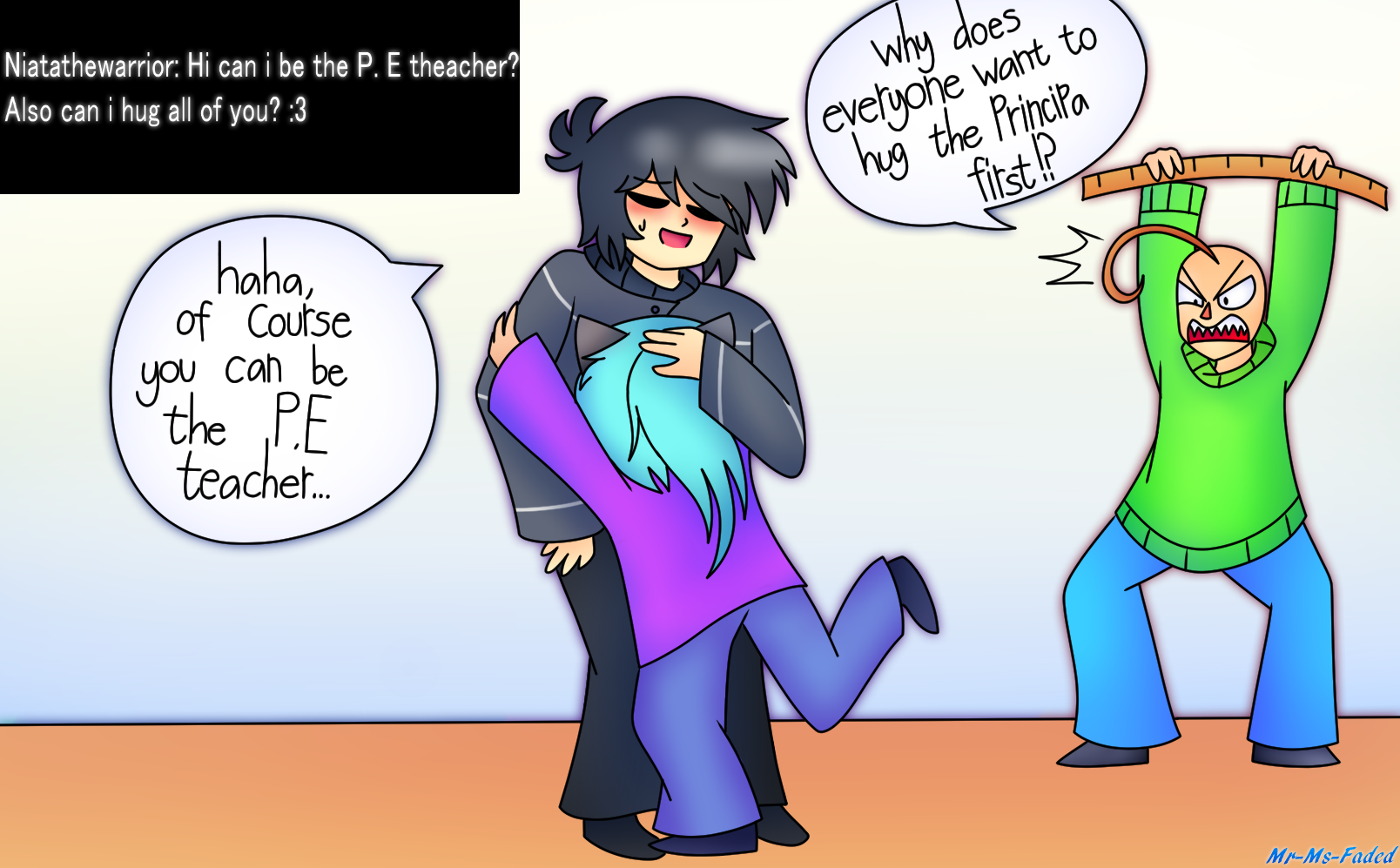 Ask Or Dare Baldi And Friends 12 By Mr Ms Faded On Deviantart