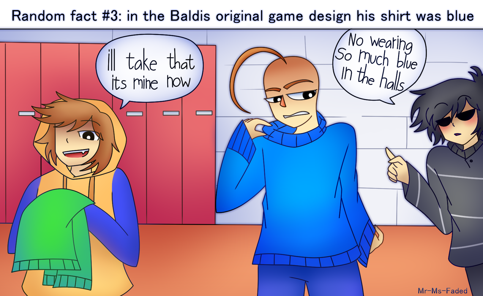 Baldis basics facts: 3 by Mr-Ms-Faded on DeviantArt