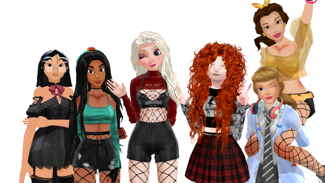 {MMD X DISNEY} Modern Princess Pack 2- by Rodri-GM18 on DeviantArt