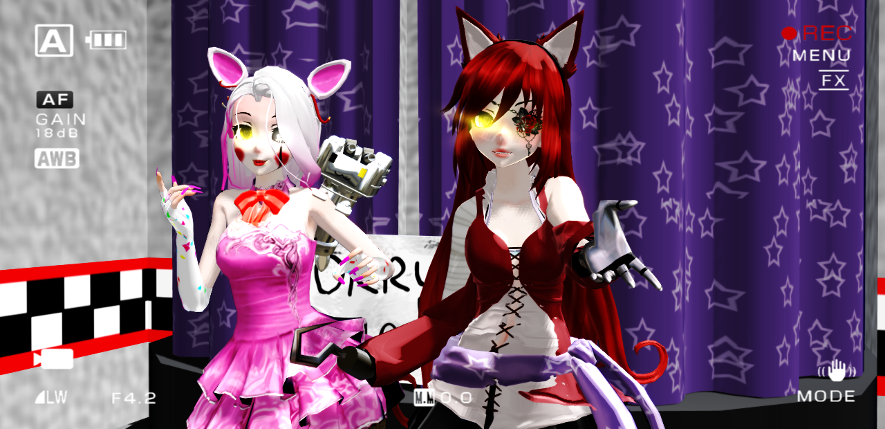 {MMD x FNAF} Mnagle + Foxy DL by RodrigoSenpai234 on DeviantArt