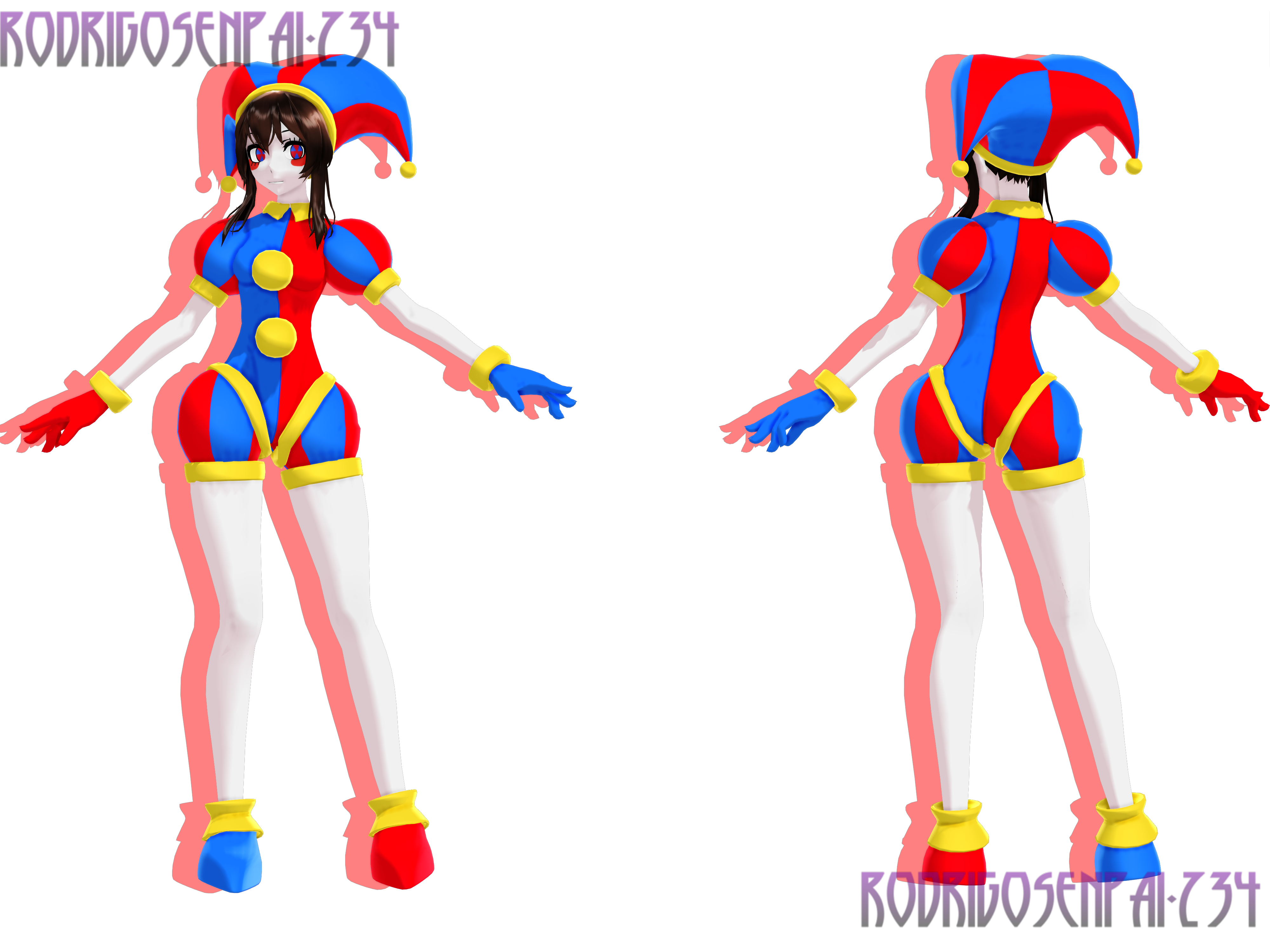 Mmd X Tadc Tda Pomni 1 2 Dl By Rodri Gm18 On Deviantart