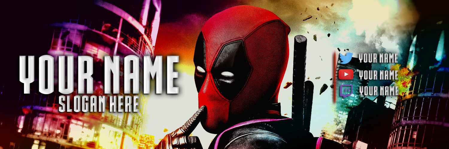 New high quality Dead pool banner by jestercreates on DeviantArt