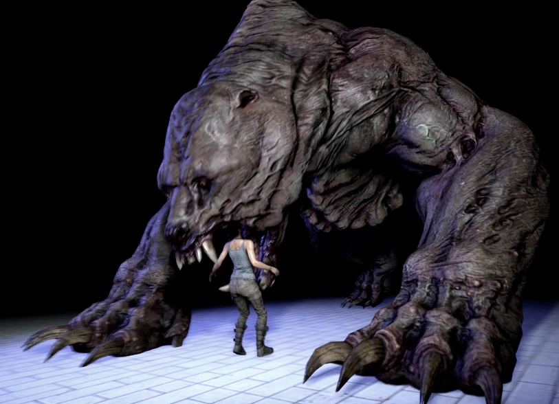 anna gets gulped by the forest god (monster vore) by aryan-source on DeviantArt