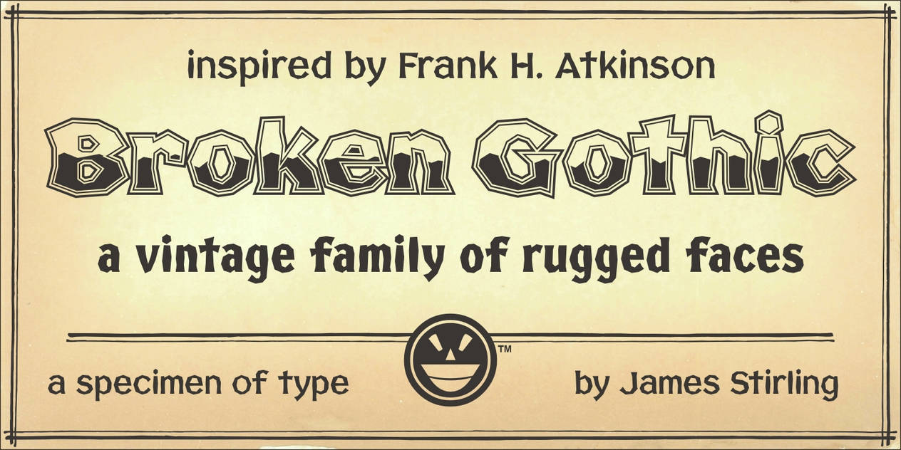 FHA Broken Gothic Specimen by Phrostbyte64 on DeviantArt