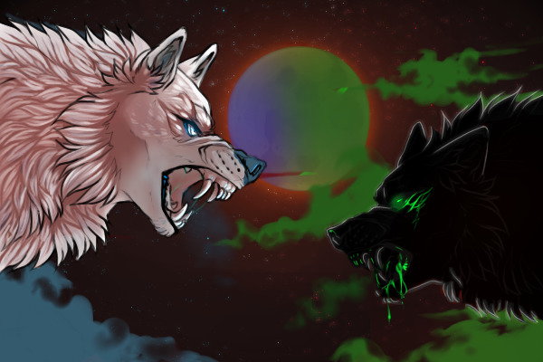 Snarling Wolves by drawinginstyle on DeviantArt