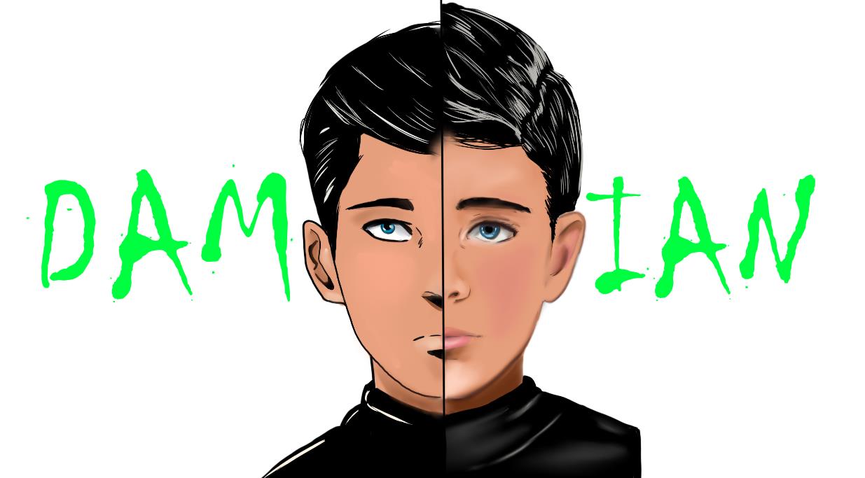 Damian wayne cartoon vs realistic by LilacK1sseS on DeviantArt
