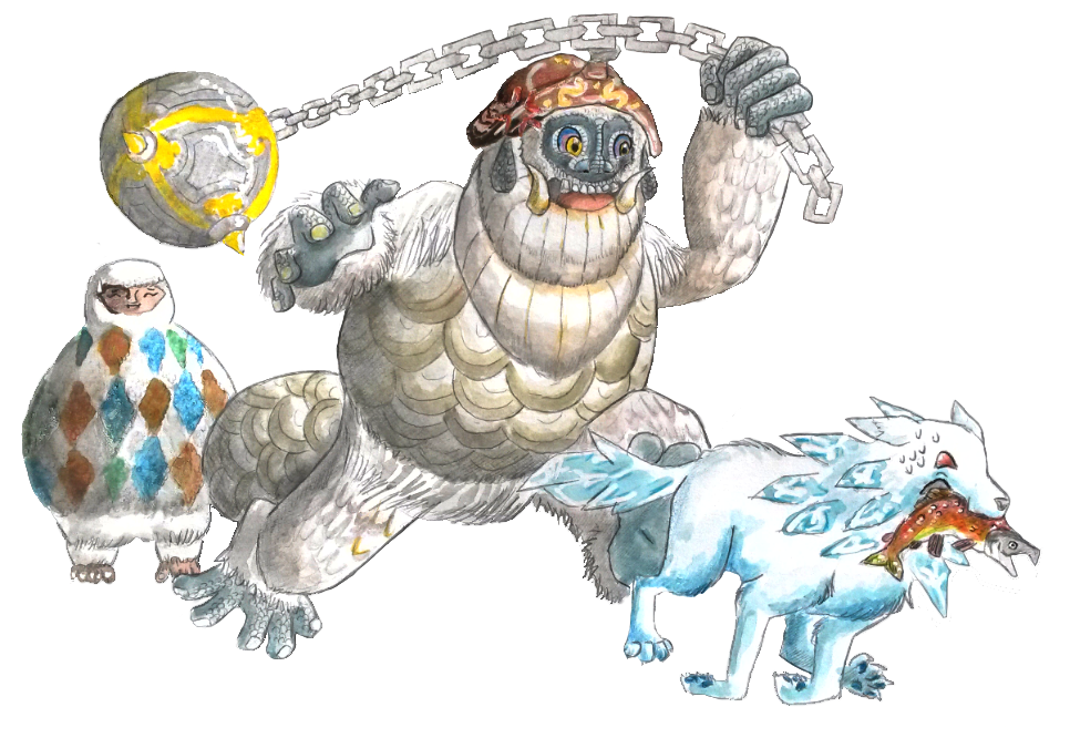 Zelda Collab: Yeto and Yeta (Reupload) by PitchBlackEspresso on DeviantArt