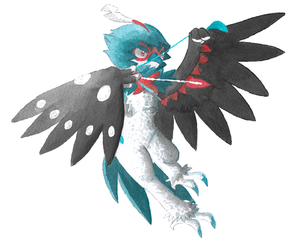 Collab: Shiny Decidueye by PitchBlackEspresso on DeviantArt