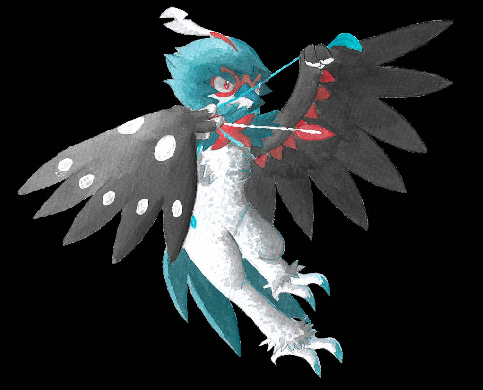 Collab: Shiny Decidueye by PitchBlackEspresso on DeviantArt