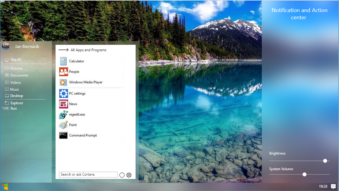 Windows 10 Basic (Fluent) by JanBoyGamer by JanBoyGamer on DeviantArt