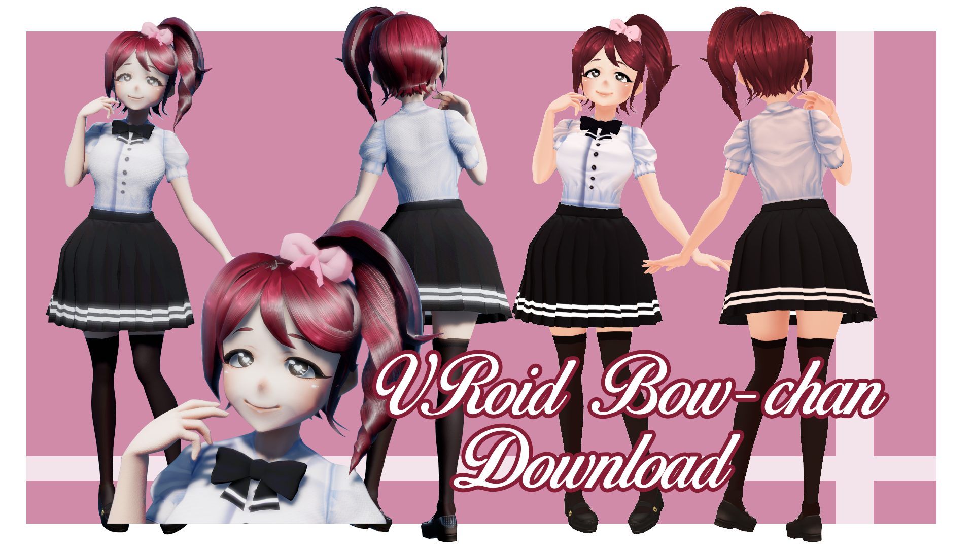 [MMD] VRoid Bow-Chan (DISTRIBUTION FINISHED) by CloWeirdAlien on DeviantArt