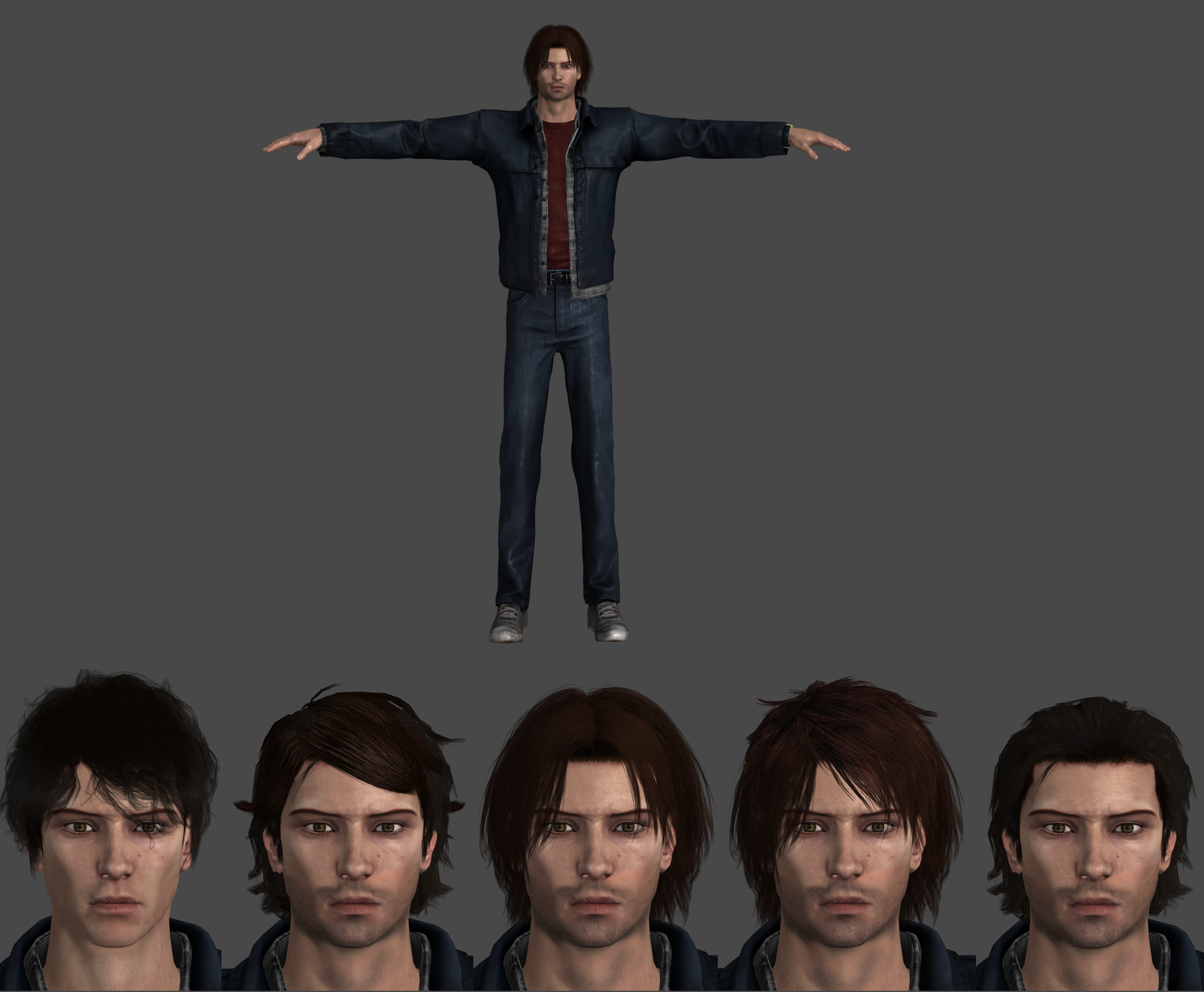 SPN Sam Winchester, layered, for XPS by super-XNA-natural on DeviantArt
