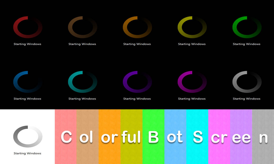 Colorful Boot Screen by Adiim on DeviantArt