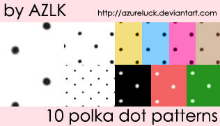 Polka Dot Patterns by Azureluck on DeviantArt