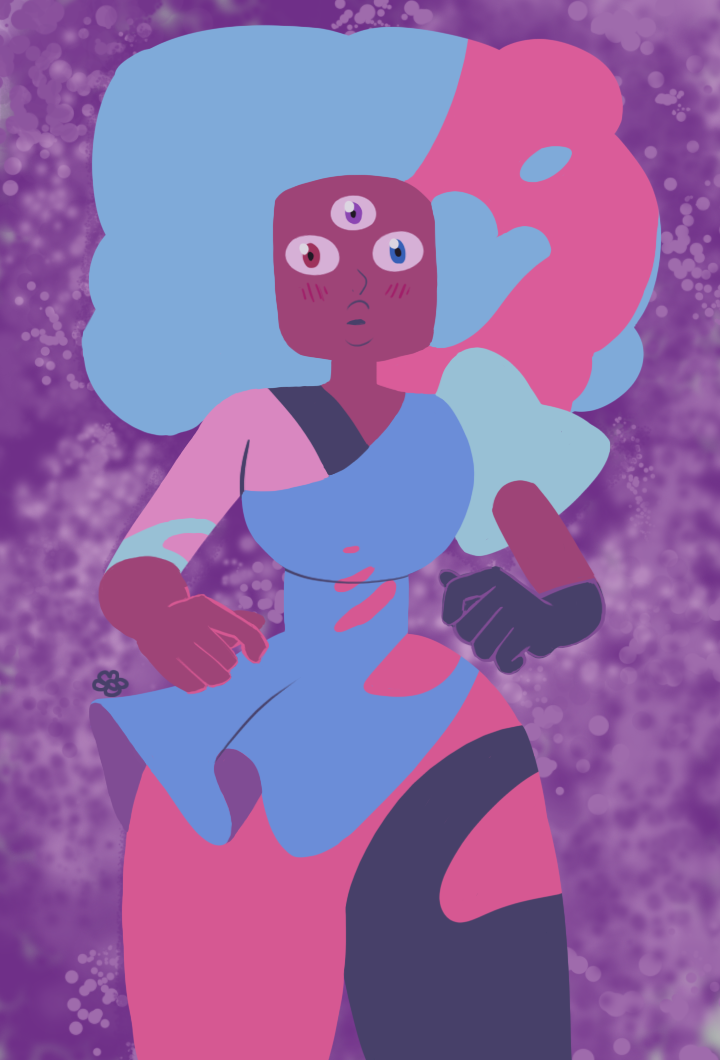 Cotton Candy Garnet by flowrawr on DeviantArt