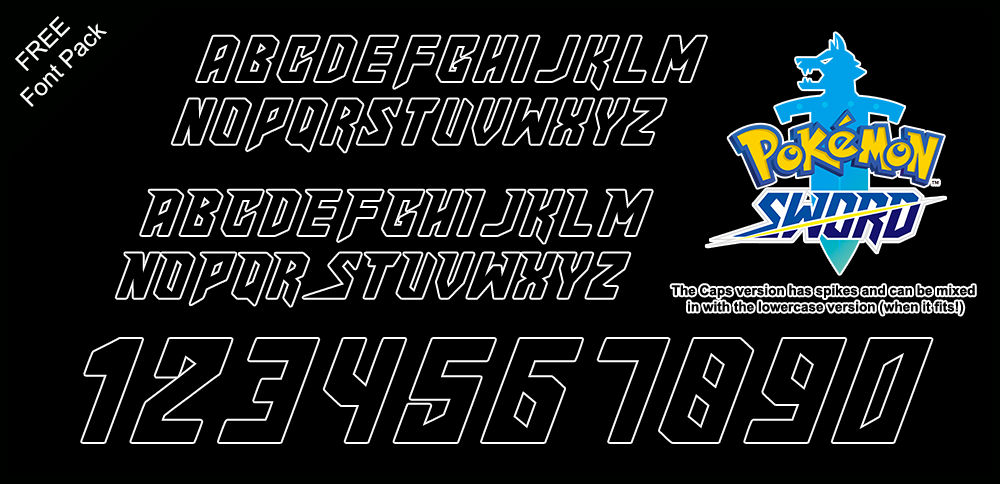 Font Pack: Sword by Mucrush on DeviantArt