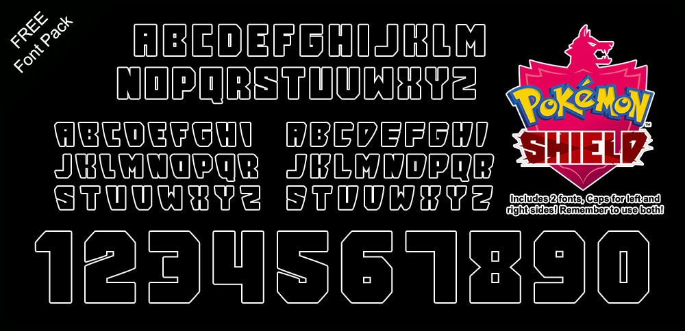 Font Pack: Shield by Mucrush on DeviantArt