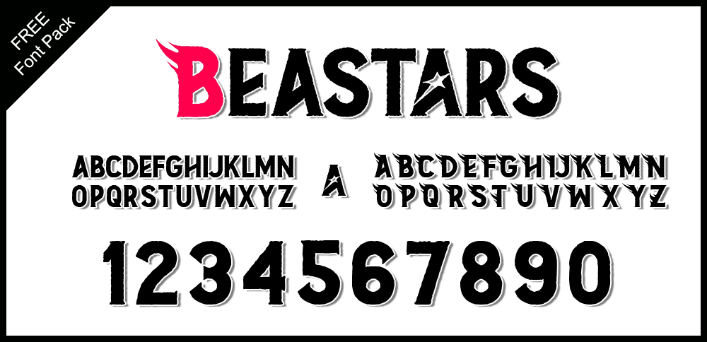 Font Pack: BEASTARS by Mucrush on DeviantArt