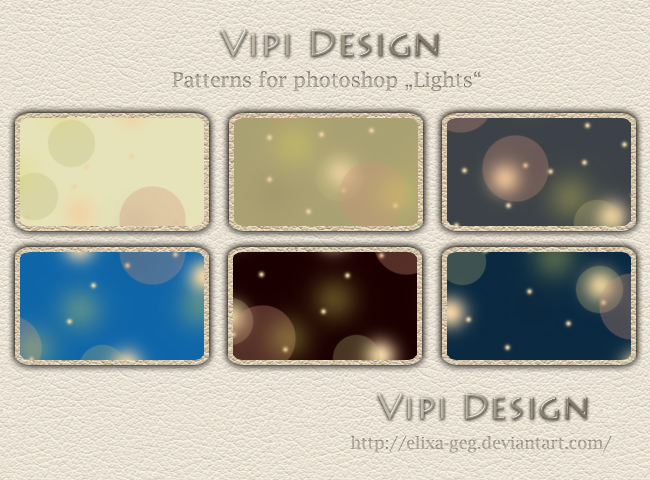 Patterns for photoshop - Lights by elixa-geg on DeviantArt