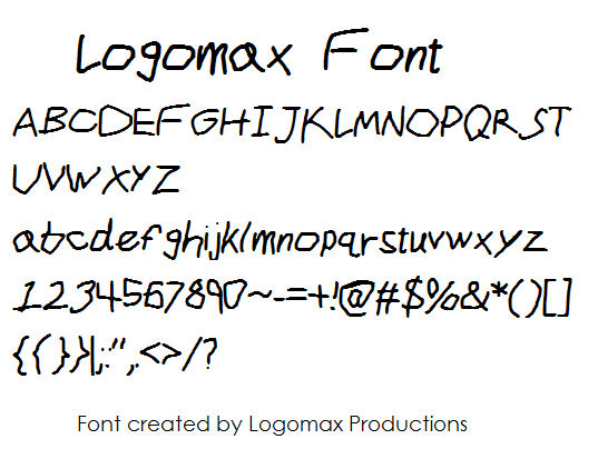 Logomax Font by LogomaxProductions on DeviantArt