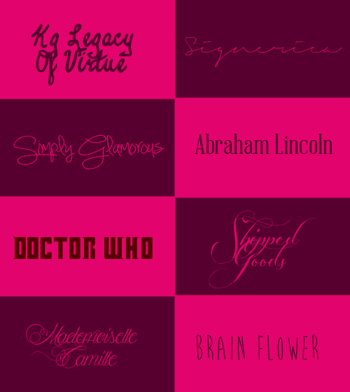 Fonts Pack #007 by its-LostGirl-drt on DeviantArt