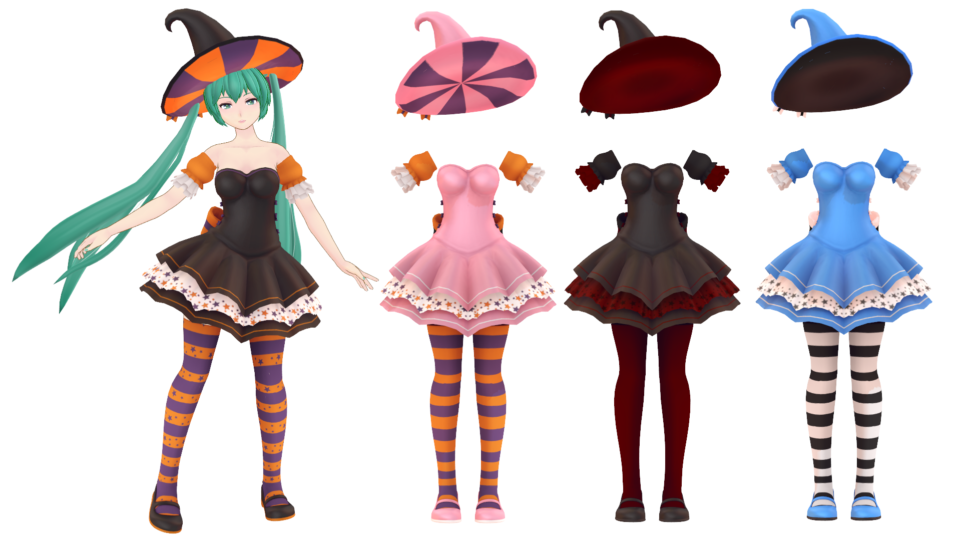 MMD Witchy Costume DL ~600 points P2U~ by Arneth-Myndraavn on DeviantArt