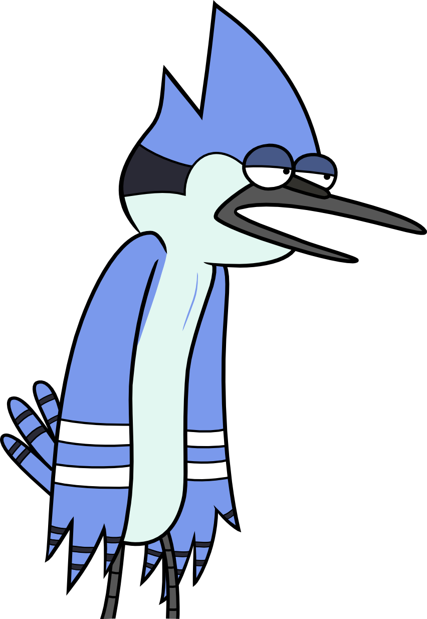 Mordecai is Unamused by mintinol on DeviantArt