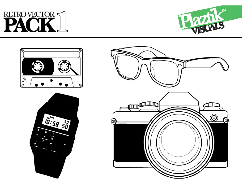 Retro Vector Pack 1 by Damon-Plaztik on DeviantArt
