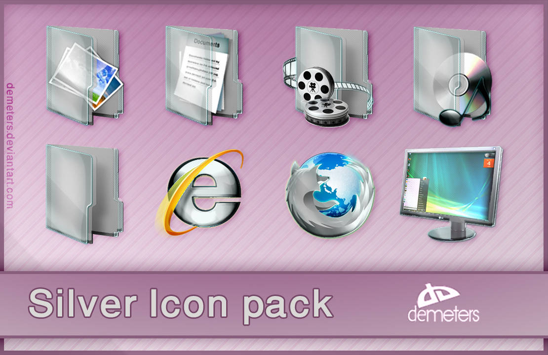 Silver Icon Pack by demeters on DeviantArt