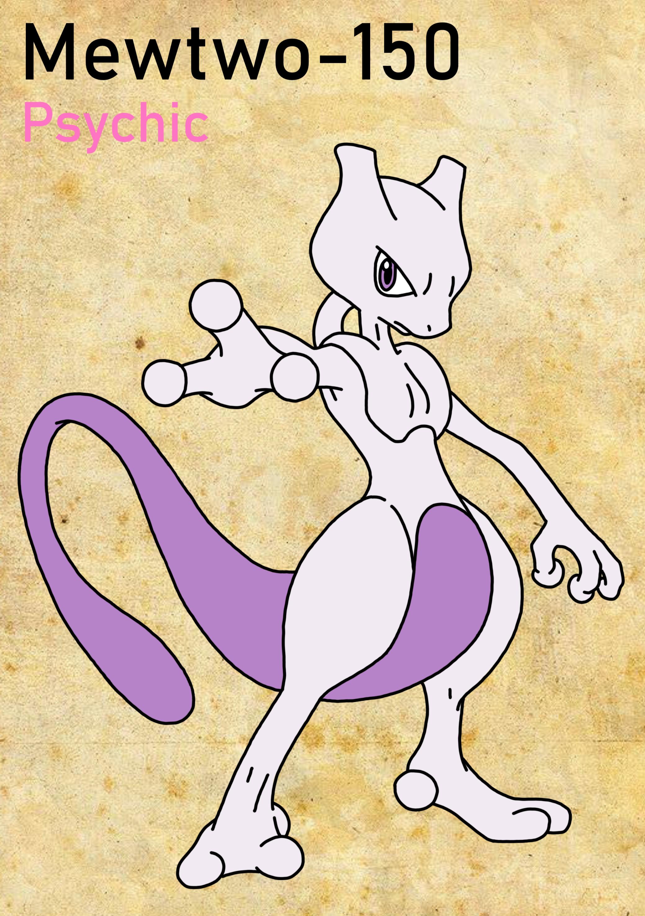 Mewtwo-150 by dragonkid17 on DeviantArt