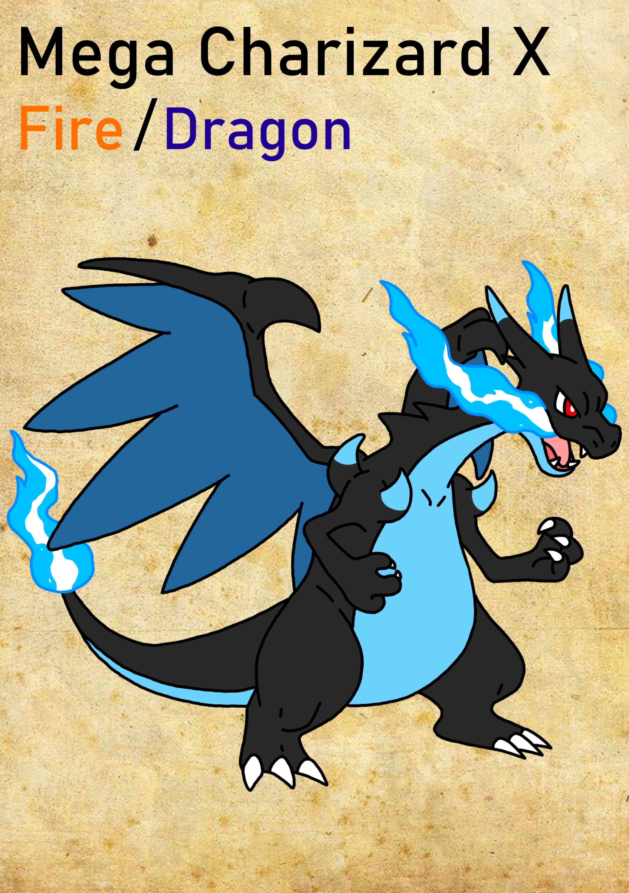 Mega Charizard X by dragonkid17 on DeviantArt