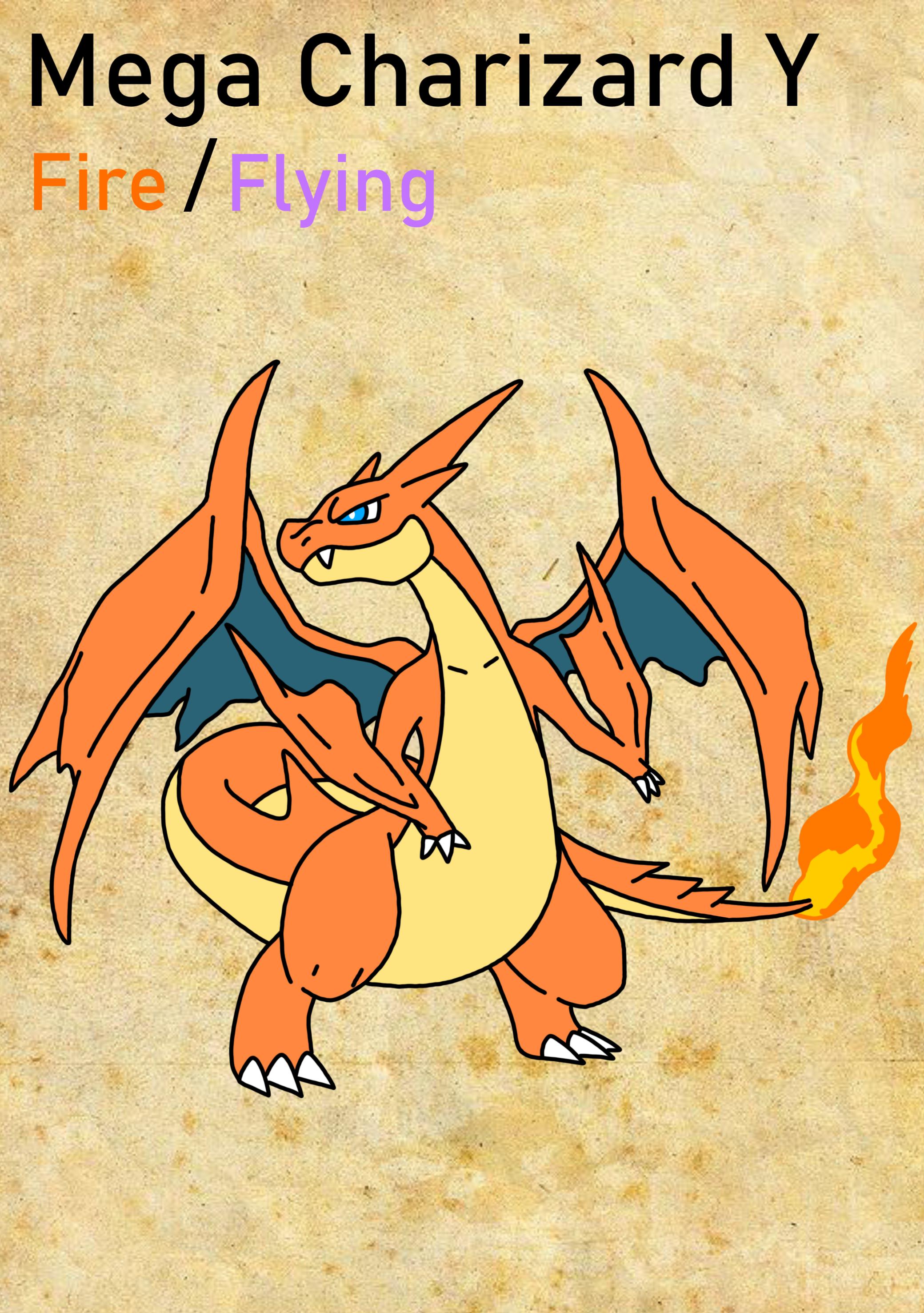 Mega Charizard Y by dragonkid17 on DeviantArt