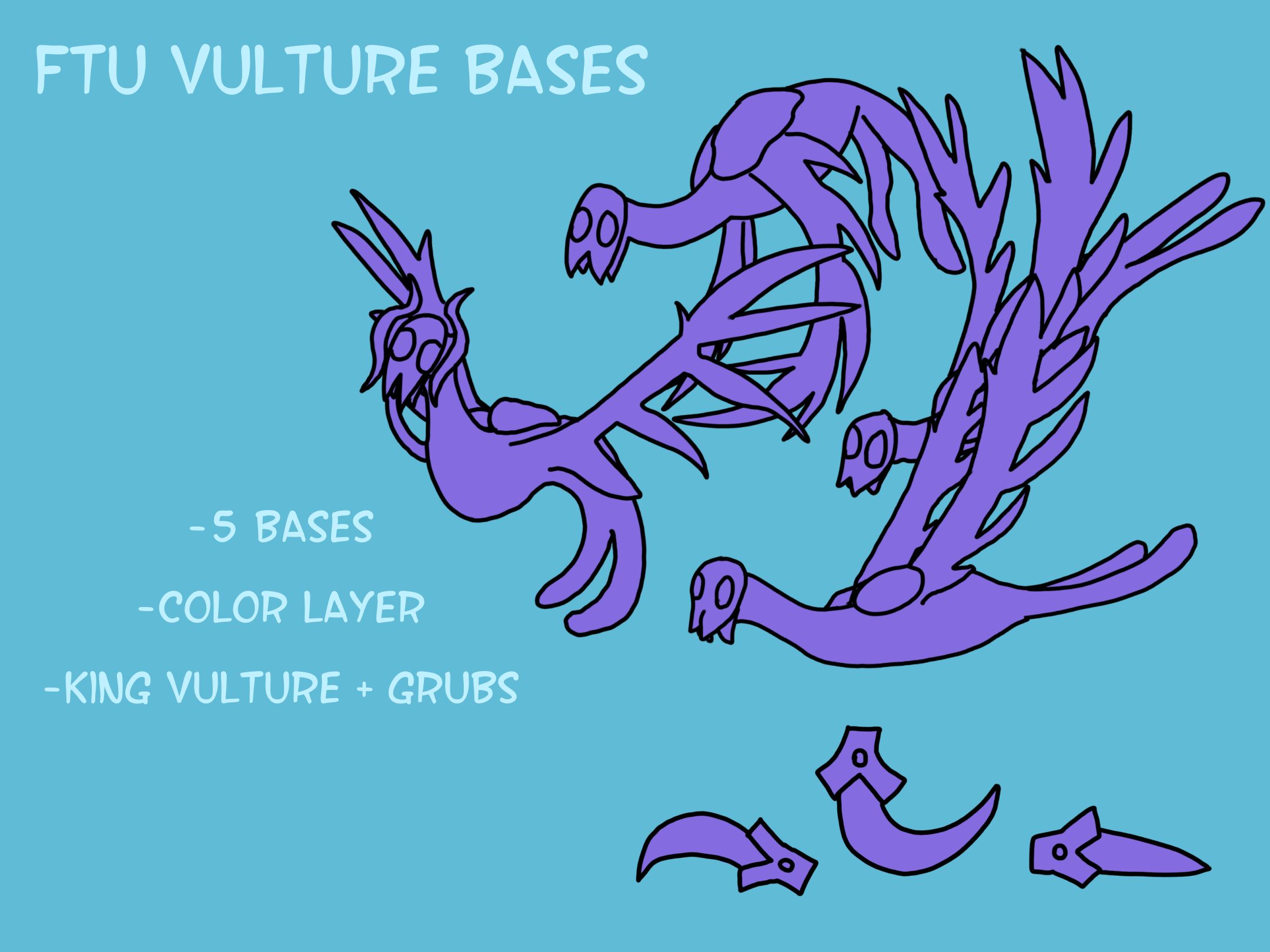 Vulture bases (F2U) by Grungycat on DeviantArt