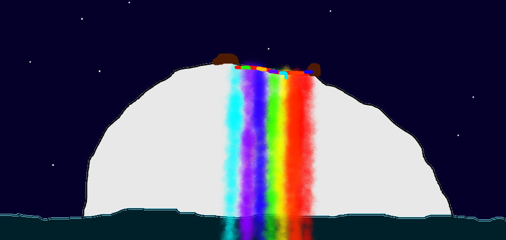 rainbow moon waterfall by aspenmommy on DeviantArt