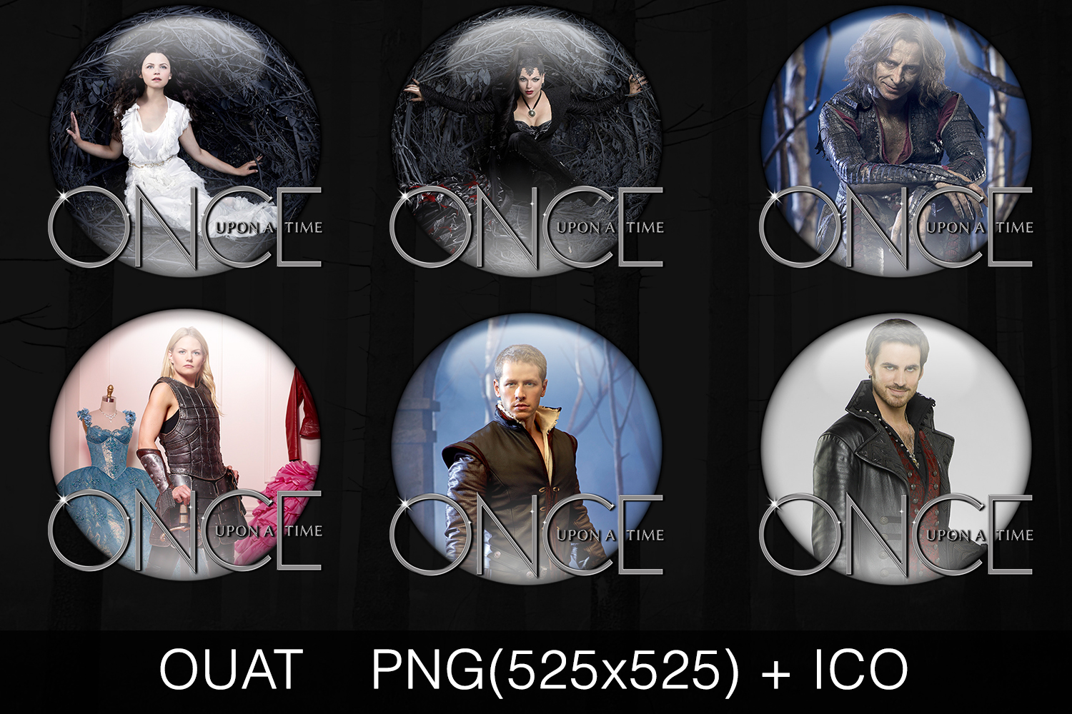 Once upon a time TV ICONS by skorpiaa on DeviantArt