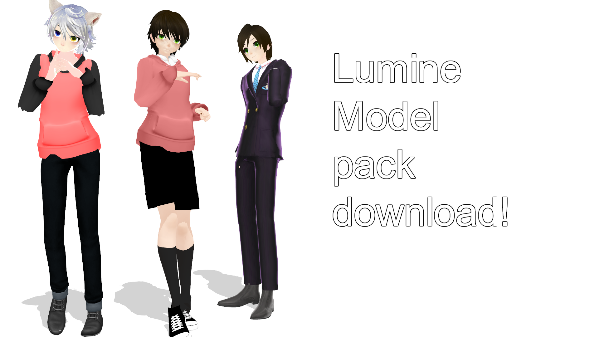 ||MMD X LUMINE|| Model Download! by AkiraHyakuya on DeviantArt