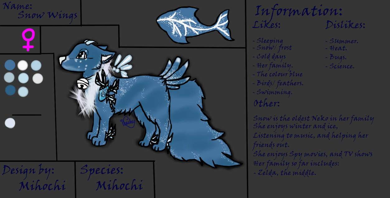 Snow Wings ref by LunariaMistShadows on DeviantArt