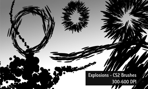 explosions - 600 DPI by screentones on DeviantArt